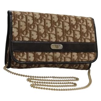 Dior Pre-owned Vintage Canvas Schultertasche - - Pre-owned - Damen - Braun - ONE SIZE