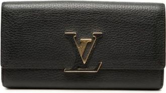 Louis Vuitton Portefeuille Long Pre-owned - Femme - Pre-owned - Noir - Taille: ONE Size