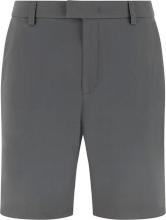 Boggi Milano Homme, Shorts, Gris, Taille: W32 B Tech Bermuda Shorts en Nylon Seersucker Stretch