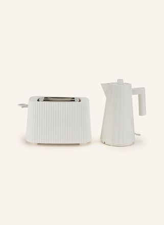 Alessi Set Plissè: Toaster Und Wasserkocher weiss