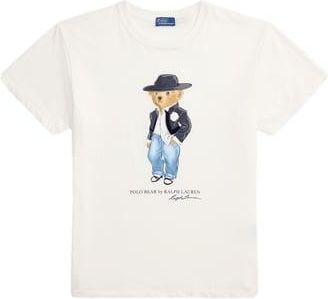 Polo Ralph Lauren Tee-shirt droit imprim&eacute; en coton