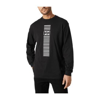 Helly Hansen Langarm Urban T-shirt Schwarz - - Tops - Herren - Schwarzk - L