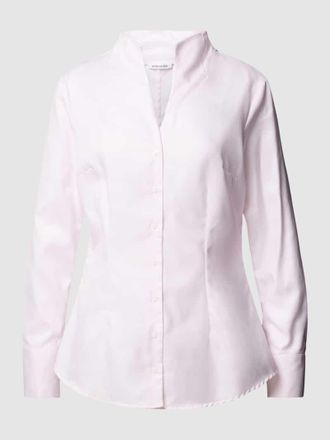 Seidensticker Bluse mit Kelchkragen und Knopfleiste