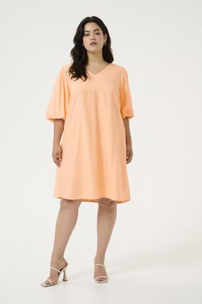 Kaffe Curve Kleid A-shape orange