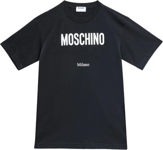 Moschino Homme, Tops, Noir, Taille: S Milano T-Shirt