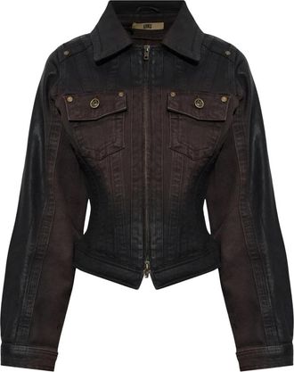Charlotte Knowles Denim Jacket Alice - - Jackets - Damen - Braun - S