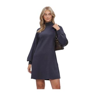 Moss Copenhagen Mercy East M Kleid - - Dresses - Damen - Blau - S/M