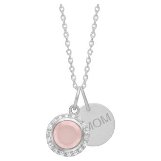 Frk. Lisberg Femme, Accessoires, Gris, Taille: L Family Mom Necklace