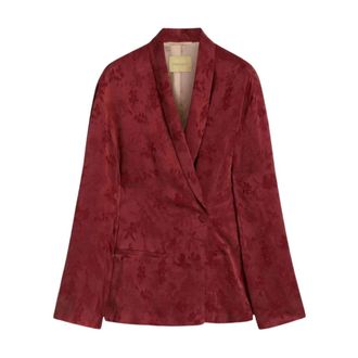 Momoni Femme, Vestes, Rouge, Taille: 38 FR Robes