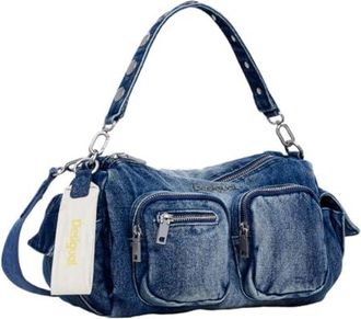 Desigual Jean, Accessoires Sac &Agrave; Main en Denim Femme, Bleu, One Size