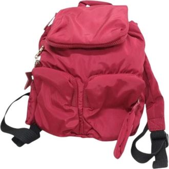 Chlo&eacute; Pre-owned JOY Rider Nylon Rucksack - - Pre-owned - Damen - Rot - ONE SIZE