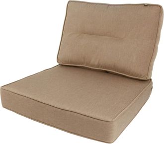 Kopu Prisma Lounge Kissen Set Auflage Polster Garten Kissen Sitz und Rücken 60 cm - Linnen