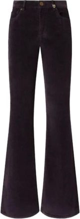 Pinko Pinko, Femme, Pantalons, Violet, Taille: W27 Piacente Belt Loops Pantalons