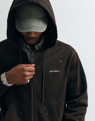 Carhartt Work in Progress Painter - Sweat &agrave; capuche - Marron