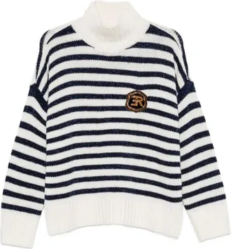 Ermanno Scervino Femme, Pulls, Multicolore, Taille: 36 FR Pull &agrave; col roul&eacute; ray&eacute;