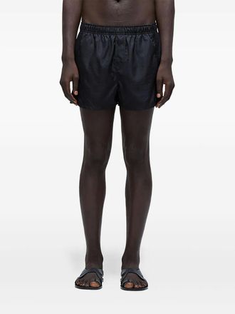 Osklen short de bain à taille élastiquée - Noir