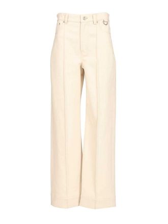 Durazzi Milano Straight Leg Jeans - Beige