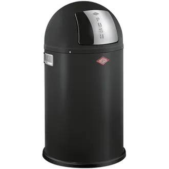 WESCO Poubelle &laquo; Pushboy Junior &raquo; noir mat