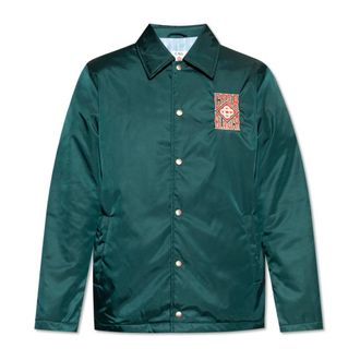 Casablanca Jacke mit Logo - - Jackets - Herren - Gr&uuml;n - L