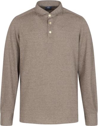 Finamore Homme, Tops, Brun, Taille: M Polo Orlando
