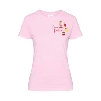 MC2 Saint Barth Femme, Tops, Rose, Taille: 36 FR T-shirt Emilie en coton