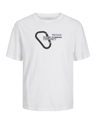 Jack & Jones Herren Jcoone Color Tee Ss Crew Neck Gc T-Shirt, Wei&szlig;, XXL