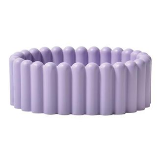 MSV Seifenschale Keoni Lavendel aus Polyresin 12,7 x 9,5 cm f&uuml;r EIN Elegantes und praktisches Badezimmer mit raffiniertem Design und einem Hauch aromatisc