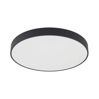 Arcchio LED Deckenleuchte Vanida (Modern) in Schwarz aus Aluminium (1 flammig,) - Lampe Deckenlampe K&uuml;chenleuchte