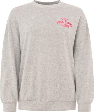 Zwillingsherz Sweatshirt FEEL GOOD CLUB