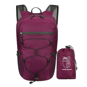 Generic Sac &agrave; dos pour &eacute;cole 10 L Mini sac &agrave; dos quotidien Noir/violet/noir Taille unique, violet, taille unique