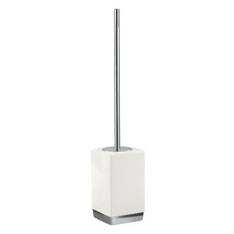 Gedy G-Lucy, WC-B&uuml;rstenhalter, wei&szlig;, aus Keramik, Ma&szlig;e 47 x 9,7 x 9,7 cm, Gewicht 0,884 kg, Design R&E, 2 Jahre Garantie