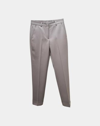 PESERICO Femme, Pantalons, Beige, Taille: 42 FR Cropped Pantalons