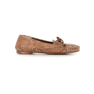 Alexander Hotto Femme, Chaussures, Brun, Taille: 37 1/2 EU Slipper Effet Python