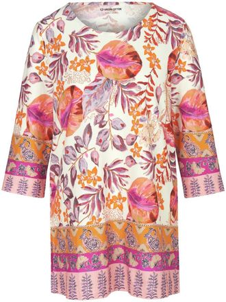 Peter Hahn Shirt Trine Green Cotton mehrfarbig