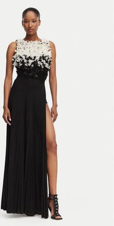 Elisabetta Franchi Abendkleid AB-R44-62E2-V800 Schwarz Slim Fit