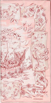 Ferragamo Ferragamo Seidentuch rosa