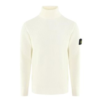 Stone Island Homme, Pulls, Blanc, Taille: XL Pull &agrave; col roul&eacute;