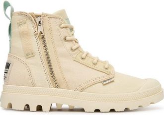 Palladium Schn&uuml;rstiefeletten Pampadetroitzip Su 94612-280-M Beige