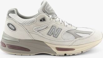 New Balance U991 sneaker in mesh and suede - NEW BALANCE - gender_Man