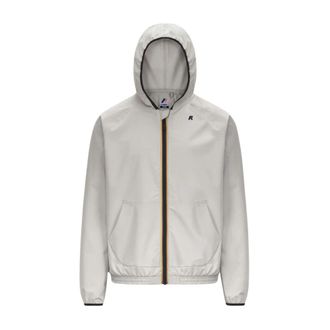 K-Way Fleecejacke mit Rei&szlig;verschluss und Kapuze - - Jackets - Herren - Beige - L