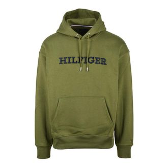 Tommy Hilfiger Homme, Sweatshirts et sweats &agrave; capuche, Vert, Taille: 2XL Sweat &agrave; capuche Coupe Standard