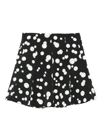 Marella minijupe plissée à imprimé graphique - SCURI