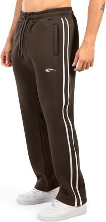 Smilodox Jogginghose Herren Yasin, Sweathose mit Logo, Bequeme Freizeithose mit Kordelzug, Seitentaschen und wei&szlig;en Seitenstreifen, Angenehmes Material, Optima