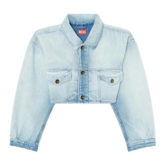 Diesel Denim Vestes - Femme - Vestes - Bleu - Taille: 38 FR