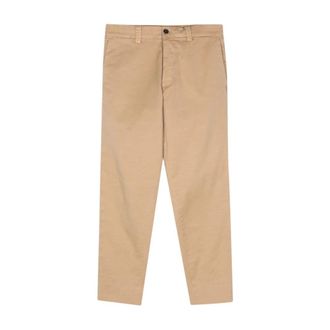 Haikure Herrenhose mit strukturierter Oberfl&auml;che schmal zulaufendes Bein - - Trousers - Herren - Beige - W36