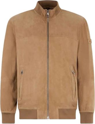 Peuterey Homme, Vestes, Beige, Taille: L Leather Jacket