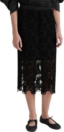 Meimeij Femme, Jupes, Noir, Taille: 42 FR M6Pcc1 Midi Skirt