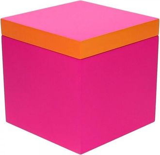 Gift Company Neo, Box, S(13x13x13cm), 2 farbig, neon pink/neon orange