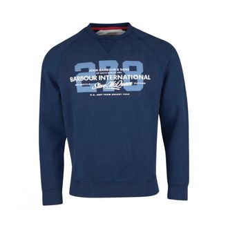 Barbour Homme, Sweatshirts et sweats à capuche, Bleu, Taille: M Marshall SweaT-shirt