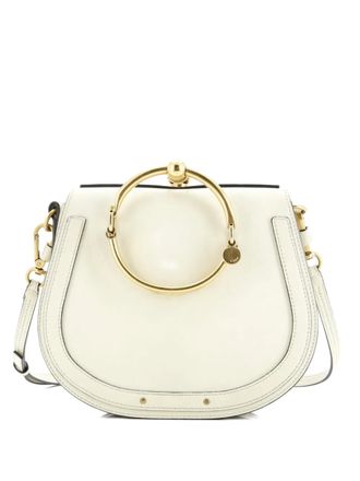 Chloé Nile Leather Medium crossbody bag - Tons neutres
